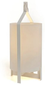 Přenosná lampička v designu ruční lucerny Fanal Portable Barevná varianta: Bílá / Cotonet písčitý