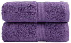 Premium ručníky SOLUND 2 ks fialové 30 x 50 cm 600 g/m² 137350