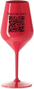 Personalizovaná nerozbitná sklenice s QR kódem