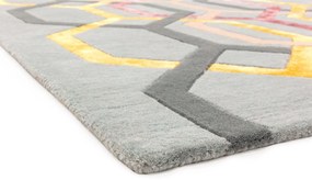 Barevný  koberec Blondie Hexagon Silver Rozměry: 160x230 cm
