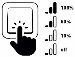 Paulmann 93383 - SADA 3xLED/6W IP44 Stmívatelné koupelnové svítidlo GIL 230V