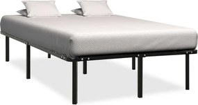vidaXL Rám postele černý kov 120 x 200 cm [284680]