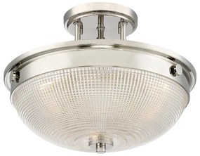 Quoizel QZ-MANTLE-SF-IS - Přisazený lustr MANTLE 2xE27/60W/230V lesklý chrom