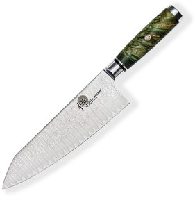 Kiritsuke / Chef 8" (200mm) Dellinger LADDER-Green s kravičkou