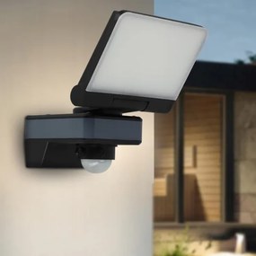 LED Reflektor se senzorem pohybu a soumraku LED/24W/230V 4200K IP54 černá
