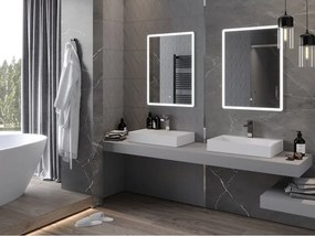 Mexen Navia osvětlené koupelnové zrcadlo 60 x 80 cm, LED 6000K, anti-fog - 9803-060-080-611-00