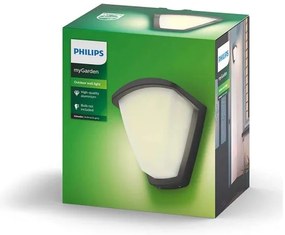 Philips 17383/93/PN - Venkovní nástěnné svítidlo KISKADEE 1xE27/42W/230V IP44