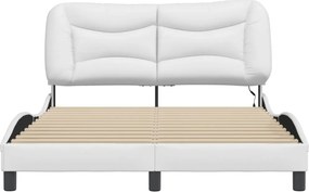 Rám postele s LED bez matrace Hvar bílý 120 x 200 cm 3213921
