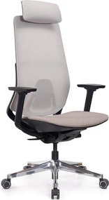 Ergonomická síťovaná kancelářská židle MOSH Airflow 406 – béžová