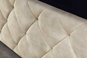 Designová postel LYSIA 180 x 200 cm krémová