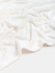 Sinsay - Jednobarevná deka - krémová