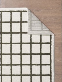 Tmavě zelený/krémový koberec 120x170 cm Picnic – ESTE