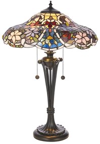 Endon 64326 - Stolní lampa Tiffany SULLIVAN 2xE27/60W/230V pr. 40 cm