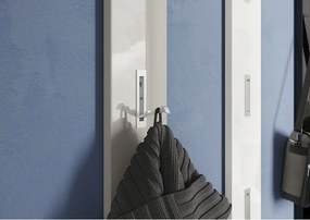 Krémový lesklý nástěnný věšák 15 cm – Germania