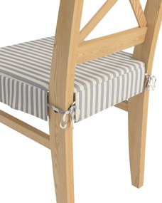 Sedák na židli IKEA Ingolf barva tmavě modrá látka vzorované