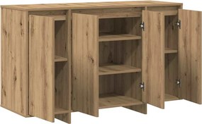 Servírovací skříň Artisanový dub 120 x 41 x 75 cm 3333904