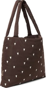 Studio Noos Puffy Mom Bag Brown Hearts