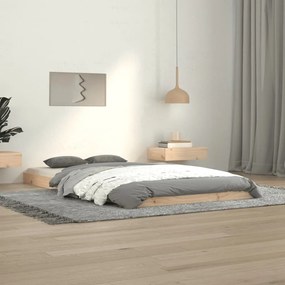 vidaXL Rám postele 100 x 200 cm masivní borovice [823455] Barva: Přírodní