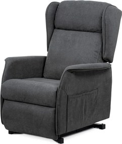 Polohovací křeslo šedé, elektrické TV-1190 GREY2