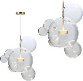 Toolight - LED stropní lampa 5W APP650-CP, zlatá, OSW-08198