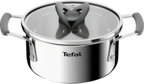 Tefal Opti Space G7378S55 / Sada nádobí / 8 dílů / nerez / 4x kastrol