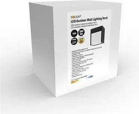 Solight LED venkovní nástěnné osvětlení Terni černá / 12W / 560lm / 30