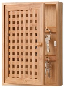 Bambusová skříňka na klíče, 27x19x6cm, ZELLER