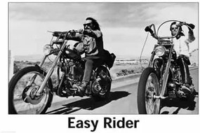 EASY RIDER - riding motorbikes (B&W)