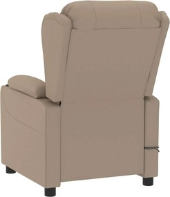 Elektrické masážní křeslo cappuccino umělá kůže 3098810
