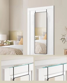 Závěsné zrcadlo Layla 120 cm černé