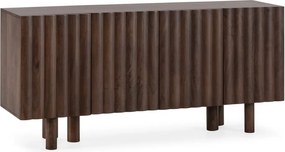 Hnědá komoda z mangového dřeva 160x80x40 cm Tamira – MOME