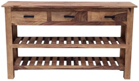 furniture-nabytek.cz - Konzolový stolek masiv 130x35x75 z dřeva palisandr