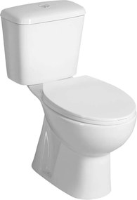 Aqualine Manuel - WC kombi, spodní odpad, bílá PS8814