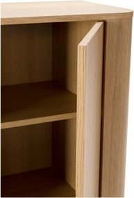 Skříňka v dekoru dubu v přírodní barvě 100x133x40 cm Padoc – MOME