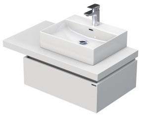 Intedoor Desk New skříňka s umyvadlem na desku DE 54 90 P STORM 1Z Barva: A0016 Bílá Lesk