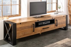 Designový TV stolek dřevěný/masivní &ndash; Kestyn