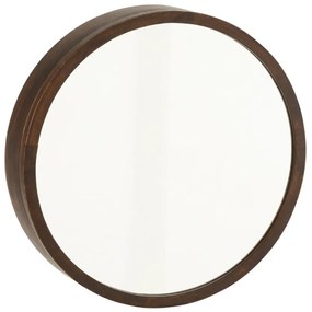 Hnědá mangová zrcadlová skříňka J-line Cono 60 cm
