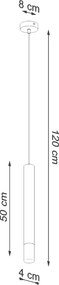 Sollux Lighting Závěsné svítidlo WEZYR 1 černé