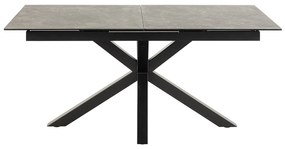 Heaven jídelní stůl černý 168-210x90 cm