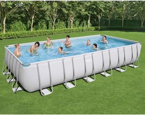 Bestway Bazénový set Power Steel obdélníkový 732 x 366 x 132 cm