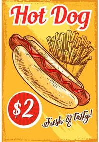 Cedule Restaurace menu - Hot Dog
