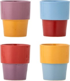 Kameninové šálky v sadě 4 ks na cappuccino 150 ml Ewan – Bloomingville