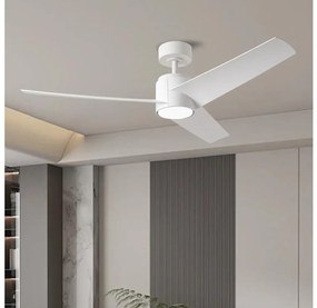 ZEVENTI - LED Stropní ventilátor ORVIETO LED/18W/230V Wi-Fi Tuya bílá + DO