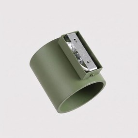 Sollux Lighting Nástěnné svítidlo ORBIS 1 olivově zelené