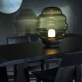 Bomma Blimp skleněná podlahová/stolní lampa Barva: Jantarová, Velikost: Střední, Ø 450 mm