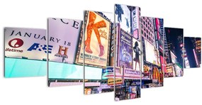 Obraz - New York Theater District (210x100 cm)