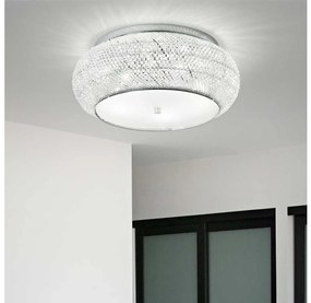 Ideal Lux | Ideal Lux - Křišťálové stropní svítidlo PASHA 10xE14/40W/230V pr. 55 chrom | ID100746