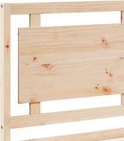 Prodloužený rám postele bez matrace 200 x 220 cm masivní dřevo 3309207
