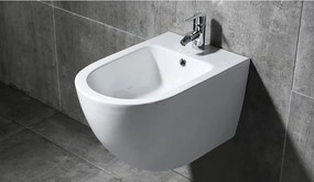Rea Carlo mini - Závěsný bidet, bílá, REA-C2276