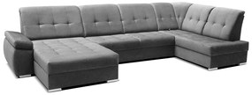 Sedací souprava ZEUS | 180x375x162 cm | PRAVÁ | s funkcí RELAX | rozkládací + 2x úložný prostor | VÝBĚR TKANIN